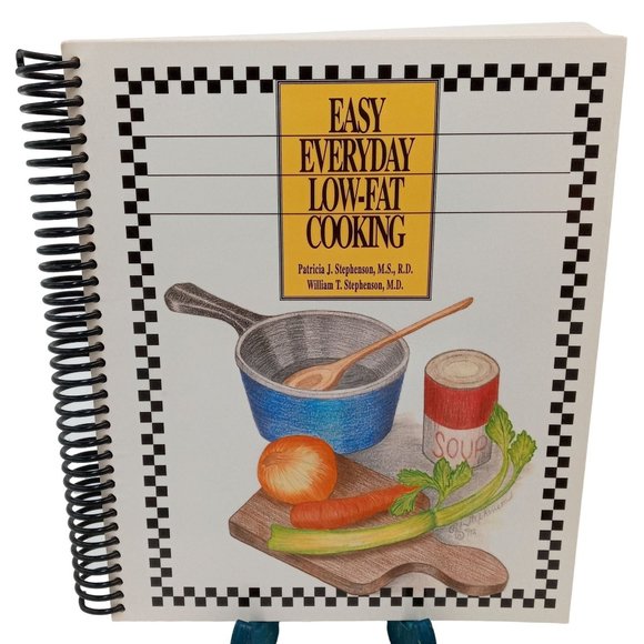 Kitchen | Easy Everyday Low Fat Cooking Cookbook Recipe Book Vintage ...